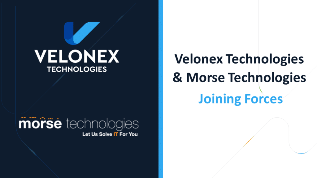 Velonex Technologies and Morse Technologies Joining Forces | Velonex Technologies